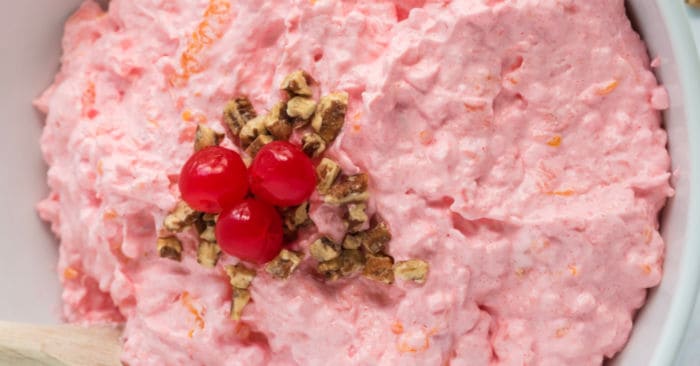 Easy Pink Salad With Cool Whip And Jello - Southern Eats